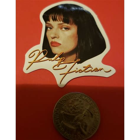 Pulp Fiction Vinyl Decal Sticker Uma Thurman Mia Wallace Quentin Tarantino Shopee Philippines