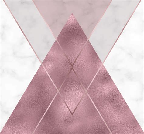 기하학적 벽지 삼각형 패턴