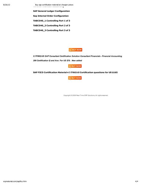 Sap Fico Certification Material Pdf Business Accounting And Finance Business