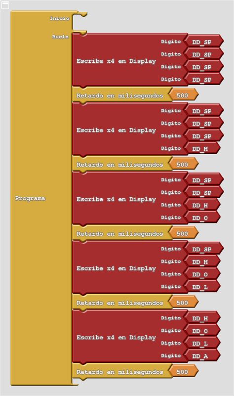 5 Exercises With Display Ardublock Picuino