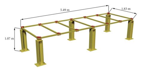 A Schematic Of The Bhm Benchmark Structure Download Scientific Diagram