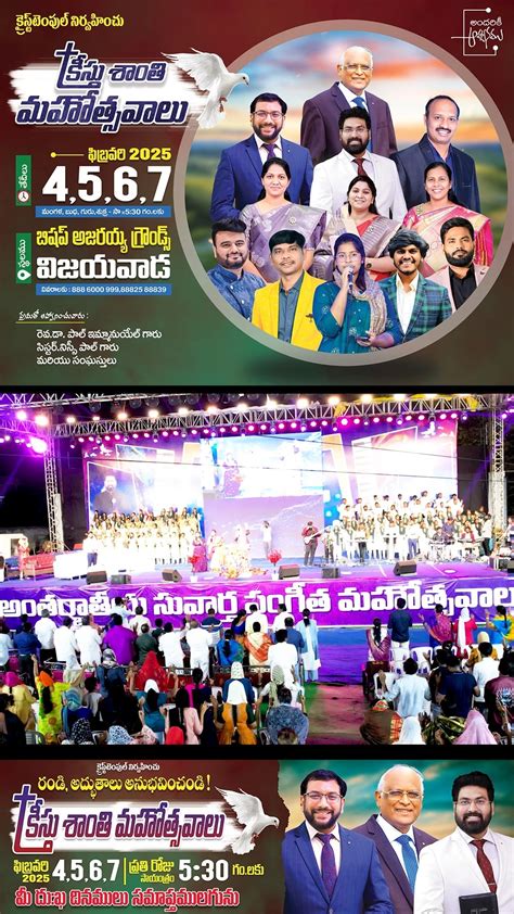 Paul Emmanuel Peace Festivals Arrangements Vijayawada Paul Emmanuel Ministries Christ