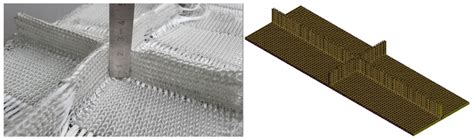 Detail Yarn Path In A Real Preform And In The Fem Model Of Variant 3 Download Scientific
