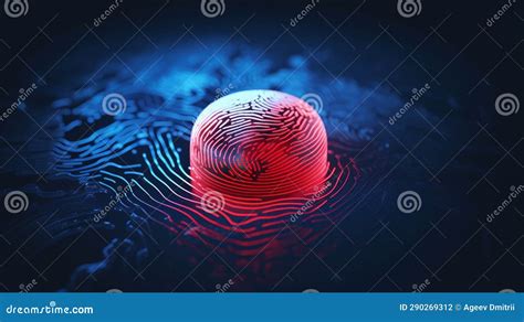 Fingerprint Safety Technology Cyber Security Electrical Board For Biometric Authentication