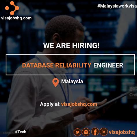 A Top Firm Is Hiring A Database Reliability Engineer Visa And