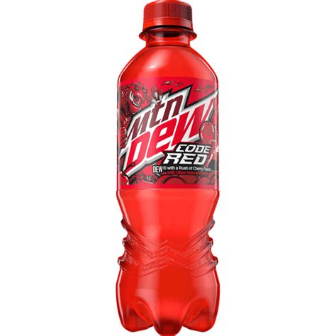 Mtn Dew Code Red Soda Cherry Flavor L Lemon Lime Citrus D Agostino
