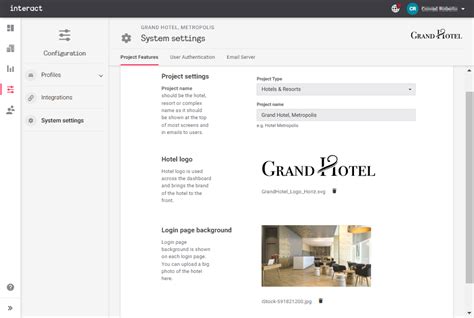 System Settings Dynalite Technical Documentation