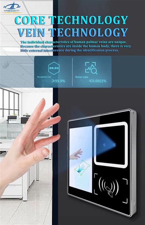 Hfsecurity Fr05p Biometric Palm Vein Palm Print Recognition Device With Android For Access