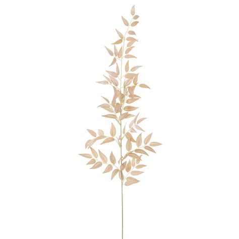 44″ Velvet Italian Ruscus Spray Ivory Silk Flower Depot