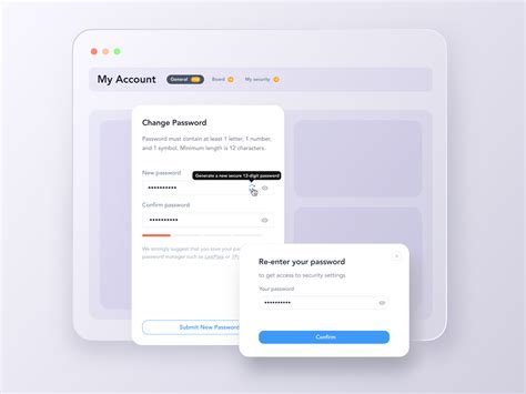 Change Password By Sergushkin For Sergushkin On Dribbble