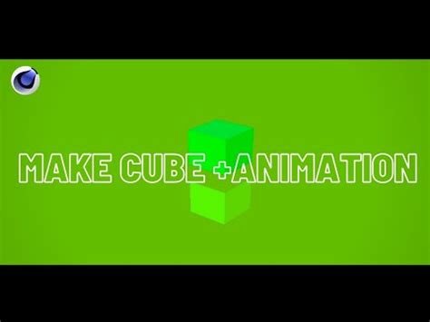 How To Create Cube And Animation In Cinema D YouTube