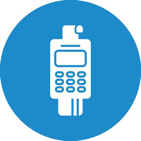Pos Terminal Generic Color Fill Icon