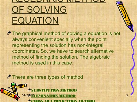 Pair Of Linear Equation In Two Variable Ppt Physics Science