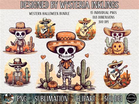 Western Halloween Bundle Halloween Png Halloween Etsy