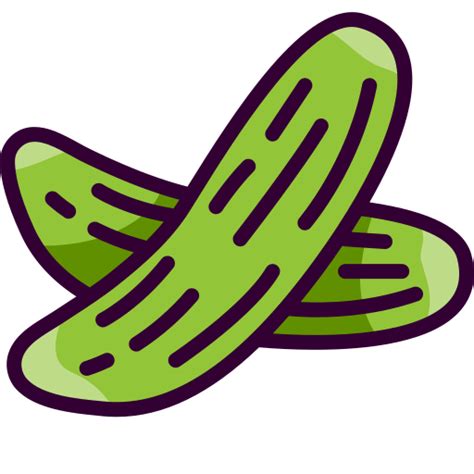 Cucumber Free Food And Restaurant Icons