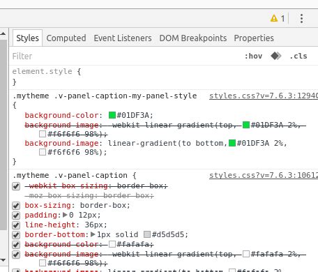 How To Override Rules Of Style Css Vaadin Forum