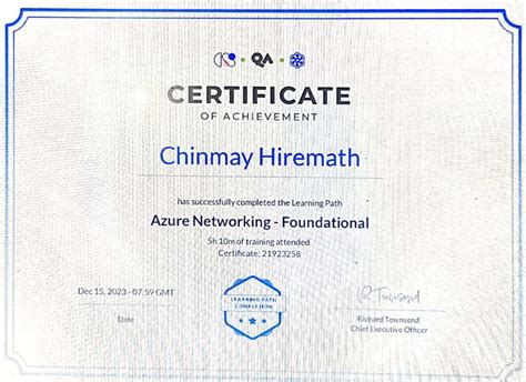 Chinmay Hiremath On Linkedin I Am Happy To Share That I Have Completed