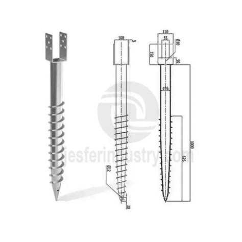 No Dig Ground Screw Pile Anchor System