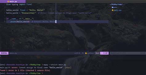 Pythonで定数を返す方法