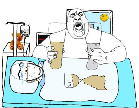 Soybooru Post 22984 3soyjaks Angry Bed Blanket Bwc Closed Mouth Clothes Crying Cum Fat Glass