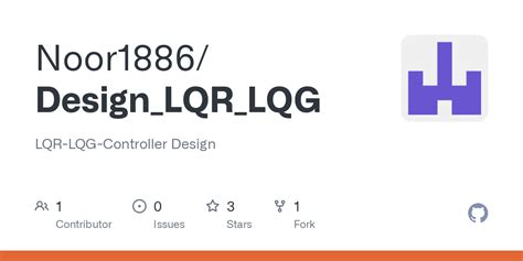 Github Noor1886 Design Lqr Lqg Lqr Lqg Controller Design
