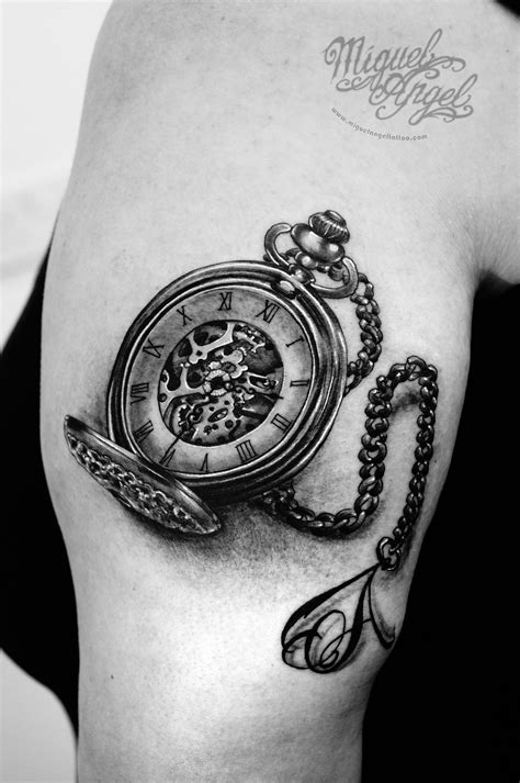 Feminine Pocket Watch Tattoo At Therese Arnold Blog