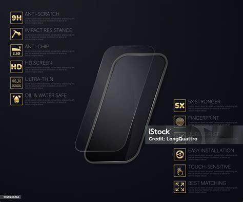 Top Phone Screen Glass Protection Stock Illustration Download Image Now Cracked Device