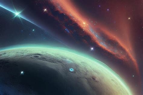 Premium Photo Stellar Scenery Galaxies Planets Space Futuristic World