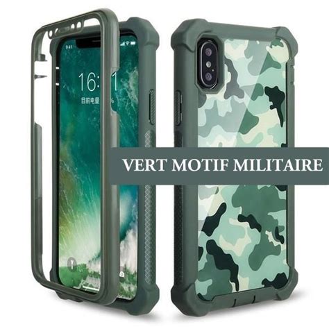 Coque Ultra R Sistante De Type Armure Robuste Pour Iphone Xs Max Iphone Iphone Iphone Coque