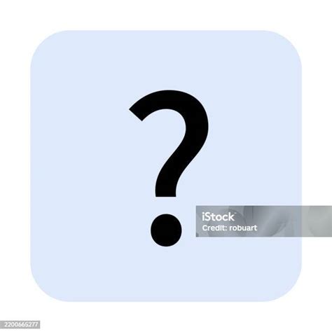 연한 파란색 사각형 배경에 검은색 물음표가 쿼리 및 정보 테마에 대한 것입니다 검색에 대한 스톡 벡터 아트 및 기타 이미지 검색 교육 그래픽 사용자 인터페이스