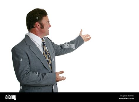 Man Pointing At Chart And Graph Cut Out Stock Images Pictures Alamy