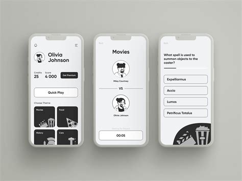 Quiz Mobile App By Yuri Websites And Branding On Dribbble