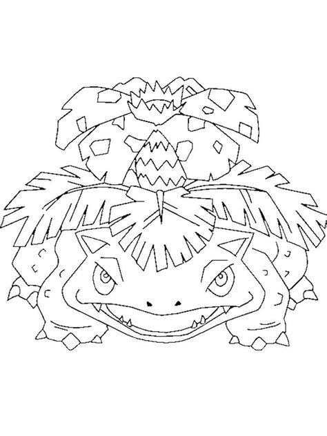 Pokemon Venusaur Coloring Pages
