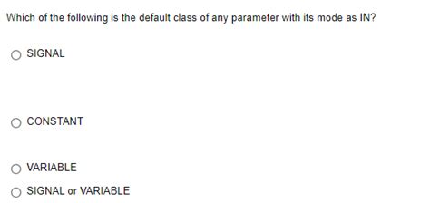 Solved Which Of The Following Is The Default Class Of Any
