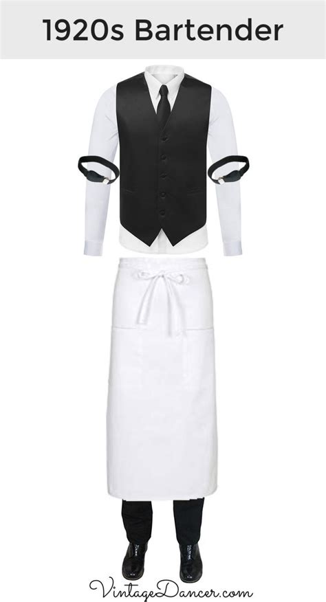 1920s Bartender Banker Barbershop Quartet Mens Costumes Old