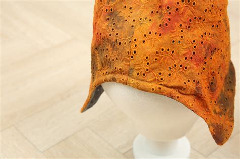 펀칭 레이스 모자 미지니