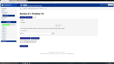 solved webwork maa mahematical association of america logged