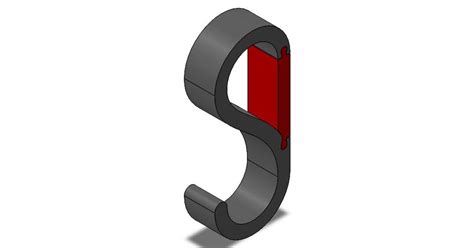 S Hook With Guard The 9hook By Dejank12 Download Free Stl Model