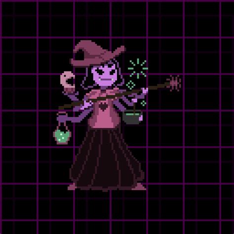 So The Other Day I Posted A Sprite To R Undertale Depicting A Dark World Variant Of Muffet As