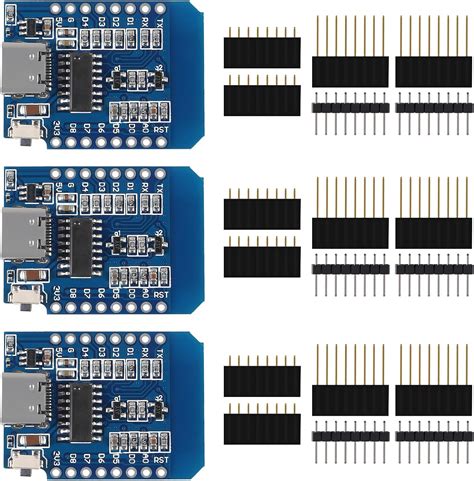 3pcs Type C Esp8266 Esp 12f Nodemcu Mini D1 Module Wemos Lua 4m Bytes Wlan Wifi
