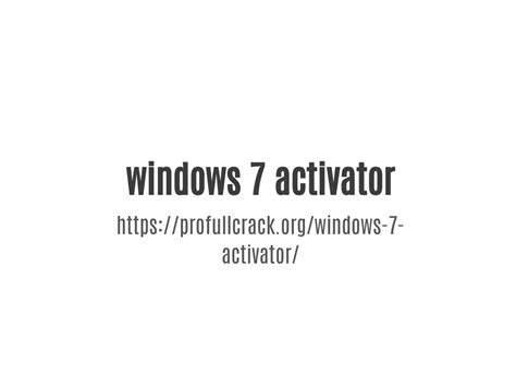 Ppt Windows Activator Powerpoint Presentation Free Download Id
