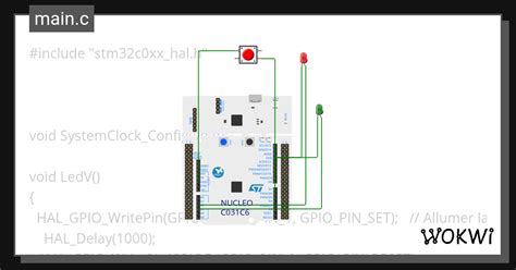 St Nucleo Led Control With Button Wokwi Esp32 Stm32 Arduino Simulator