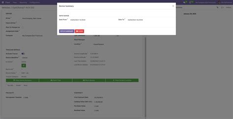 Odoo Fleet Traccar Tracking Vehicle Tracking Management