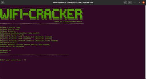 Please Post The Exact Procedure · Issue 21 · Ankit0183wifi Hacking · Github