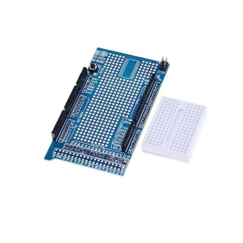 arduino mega prototype shield v3 expansion board with mini breadboard