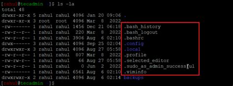 Understanding The Hidden Files In Linux The Beginners Guide Tecadmin