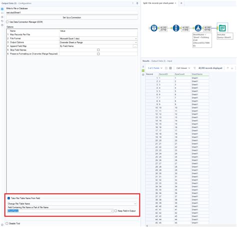 Solved How To Break Up Output Data Alteryx Community