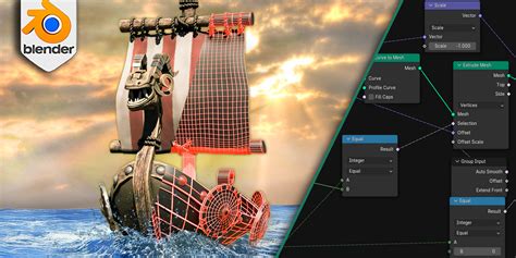 blender geometry nodes boats blender market