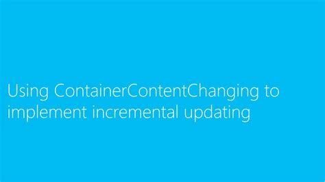 Ppt Dramatically Increase Performance For Large Amounts Of Data In Xaml Gridview And Listview