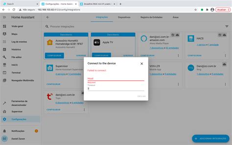 Broadlink Rm4 Mini Ip Unable To Connect Configuration Home Assistant Community